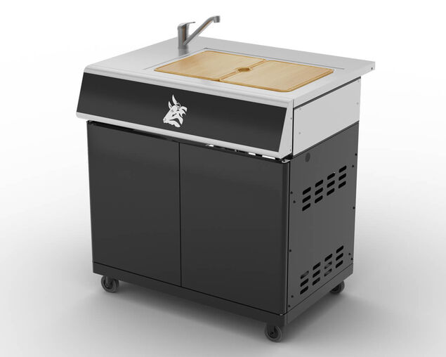 Buy Beefmaster Premium Sink on Classic Cart at Barbeques Galore.