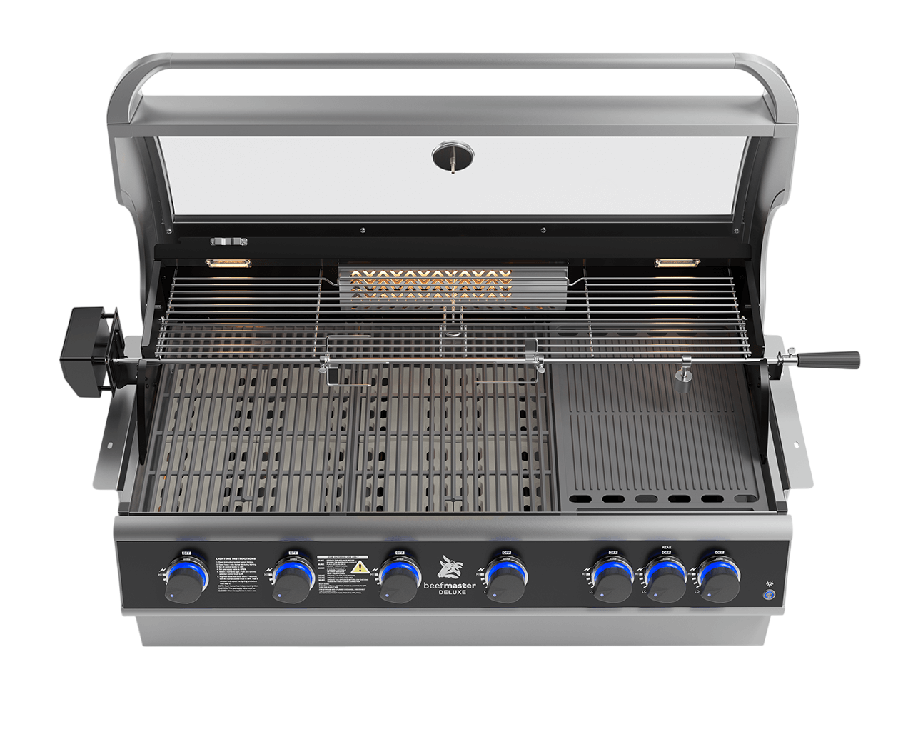 Buy Beefmaster Deluxe T-Series 6 Burner Build-In BBQ at Barbeques Galore.