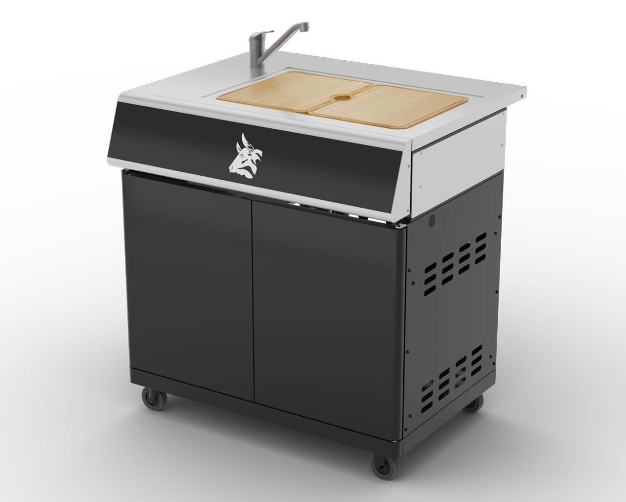 Buy Beefmaster Premium Sink on Classic Cart at Barbeques Galore.