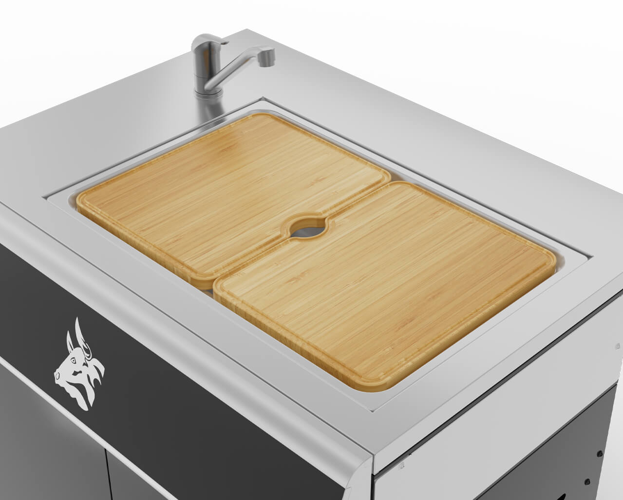 Buy Beefmaster Premium Sink on Classic Cart at Barbeques Galore.