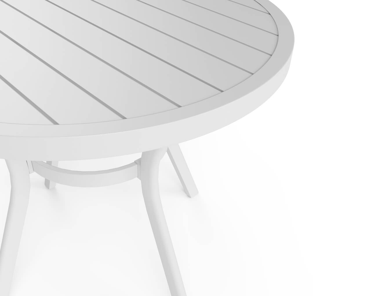 Buy Jette Dining Table 87cm (Bone) at Barbeques Galore.