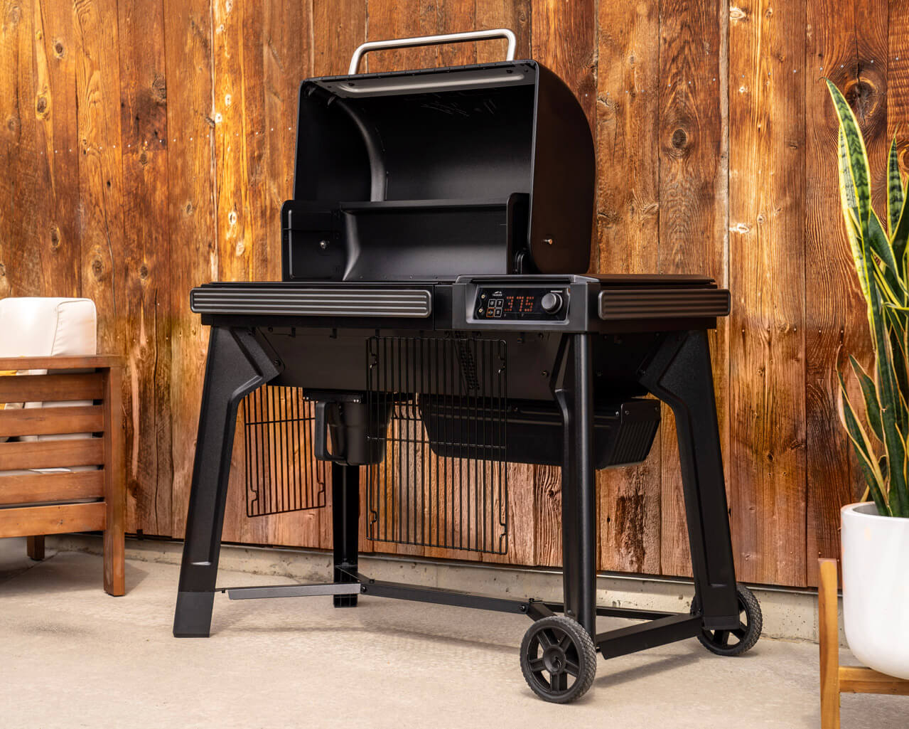 Buy Traeger Woodridge Pellet Grill & Smoker at Barbeques Galore.